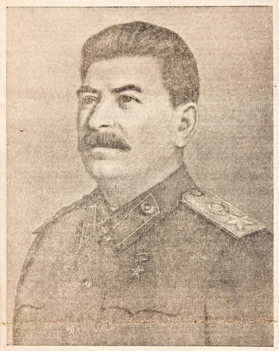 Portrait of Stalin editorial stock photo. Image of star - 17546663