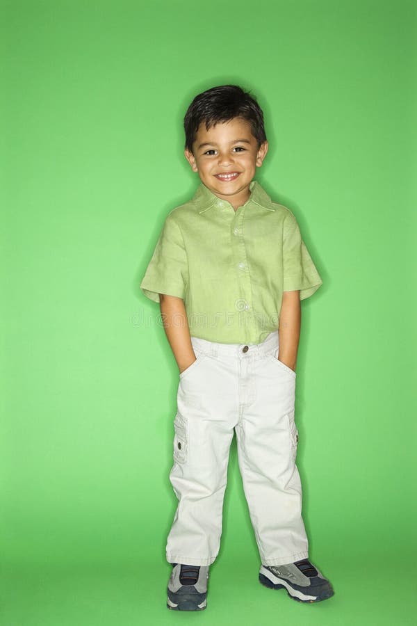 Portrait of standing boy. stock image. Image of child - 2044873