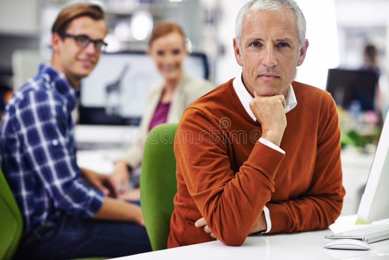 Portrait, Startup and Business People with Computer, Teamwork and Web ...