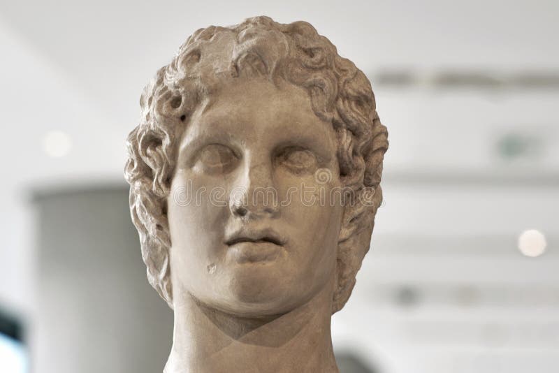 Portrait Statue of Alexander the Great. Stock Photo - Image of greece ...