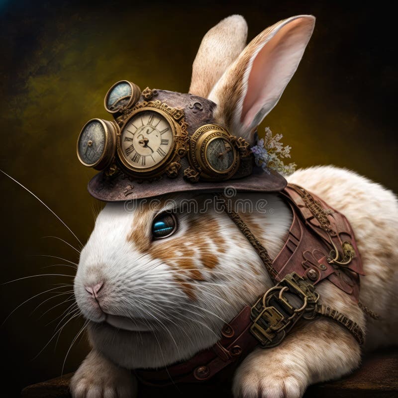 Steampunk Rabbit Stock Illustrations – 498 Steampunk Rabbit Stock ...