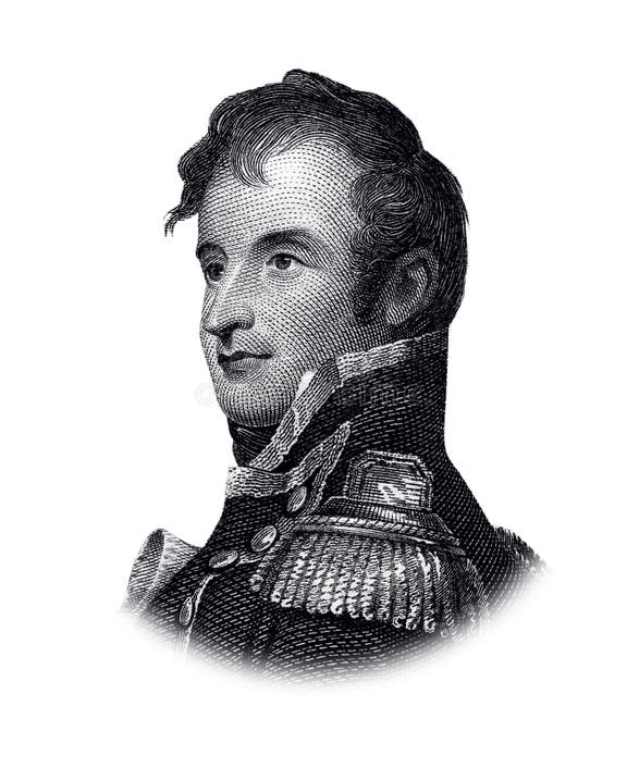 Portrait of Stephen Decatur Stock Illustration - Illustration of ...