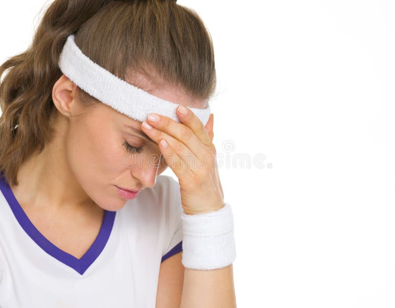 Stressed Tennis Player Arguing with Chair Empire at Court. Stock Photo ...