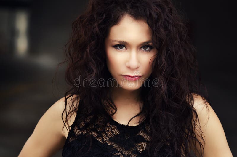 Portrait of a Strong Defiant Woman Stock Photo - Image of strong ...