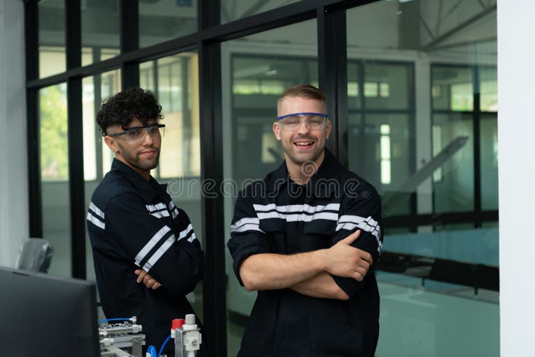 Portrait of Students Studying Robotic Hand Technology are Learning How ...