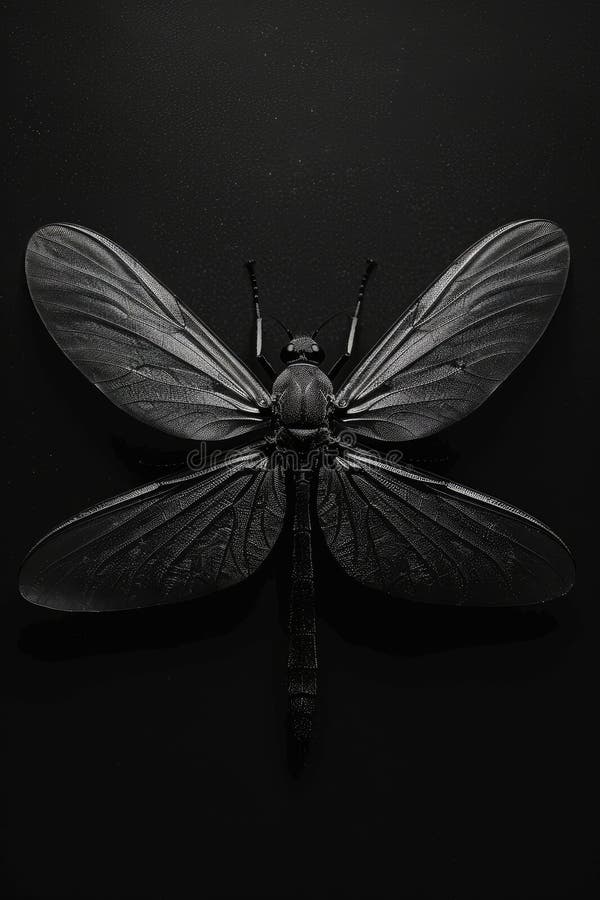 Portrait Studio Photograph of Firefly Black and White Stock ...