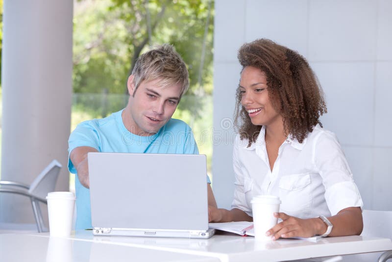 Portrait of study group stock photo. Image of reading - 9389662