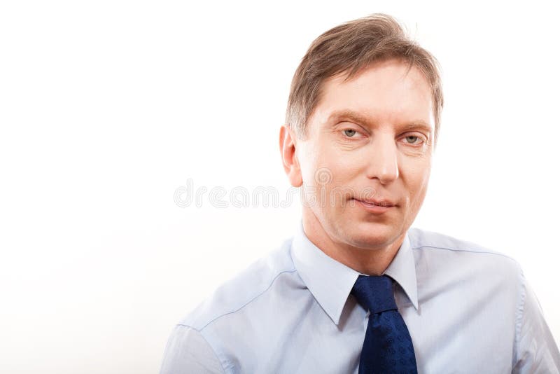 Portrait of Successful Business Man Smiling Stock Image - Image of ...