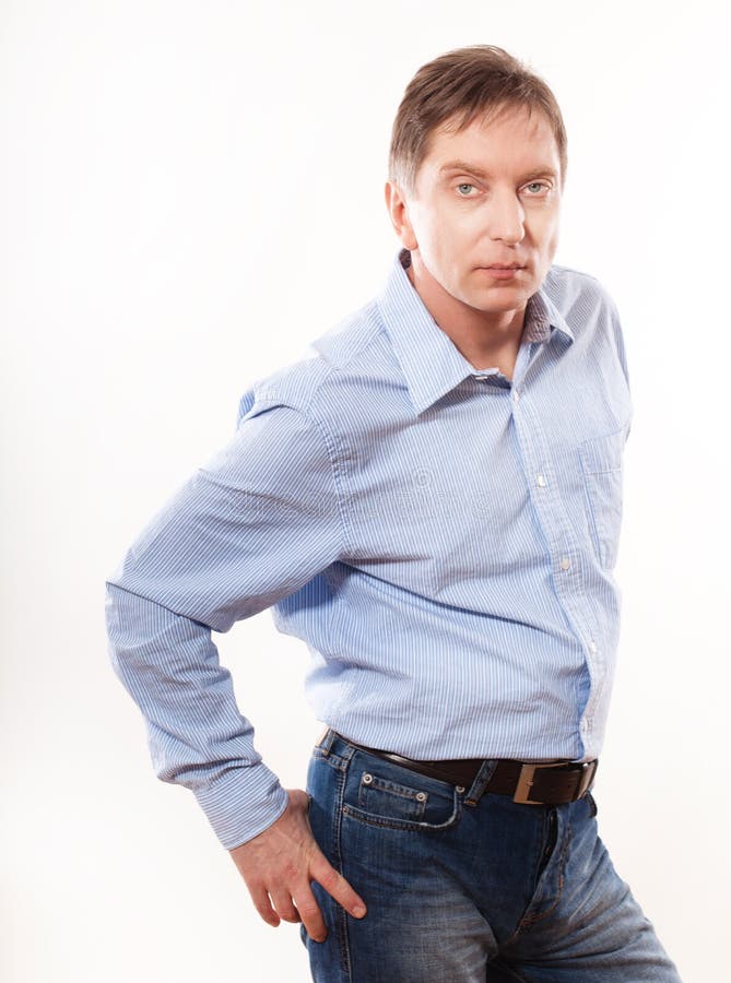 Portrait of Successful Business Man Smiling Stock Image - Image of ...