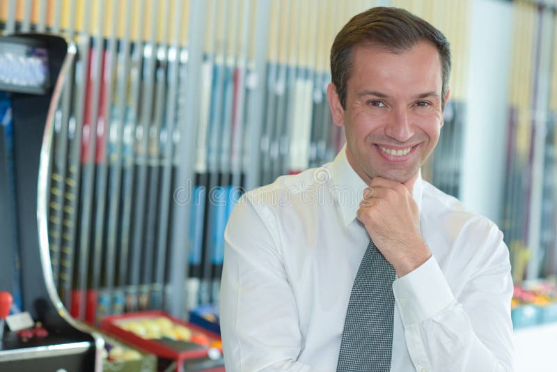 Portrait Successful Happy Man Stock Image - Image of firm, connection ...