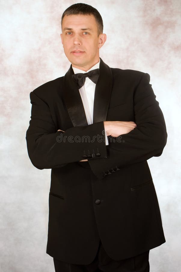 Portrait of the Successful Man Stock Photo - Image of background, black ...