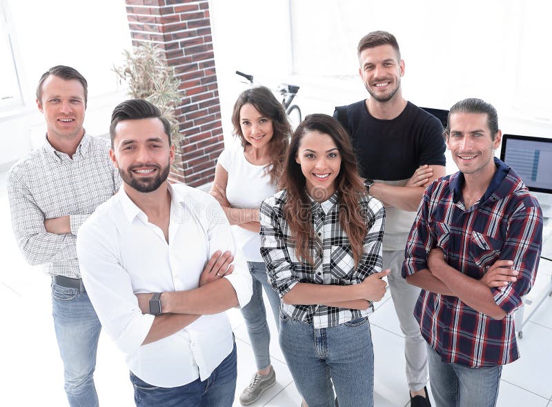 Successful Team of Young People Stock Image - Image of working, person ...