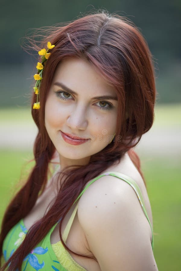 Portrait of summer girl stock image. Image of european - 19523837