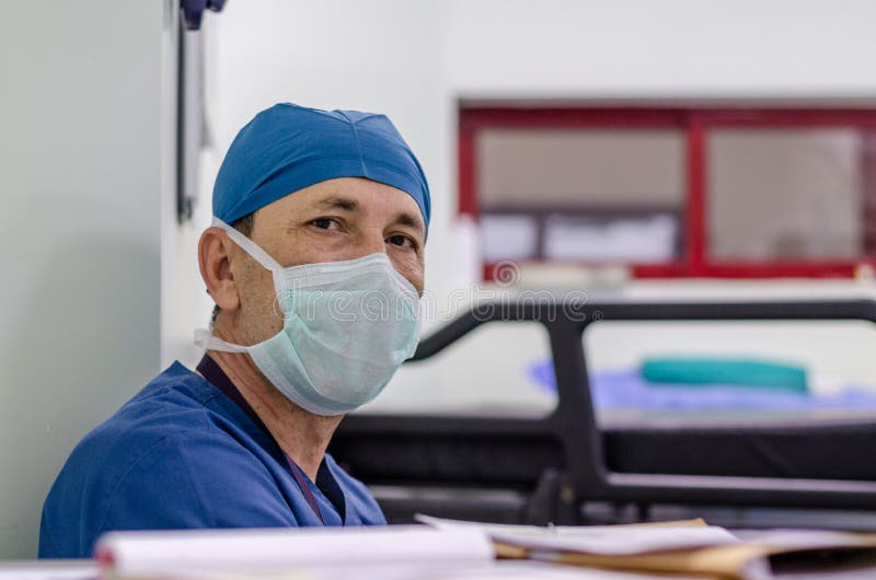 Portrait of the Surgeon Doctor Stock Photo - Image of healthcare, room ...