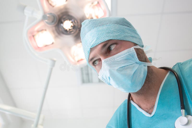 Portrait of Surgeon in Hospital Stock Image - Image of woman ...
