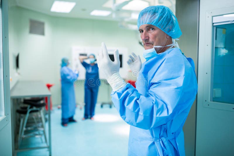 Portrait of Surgeon Looking at Camera in Operation Room Stock Image ...