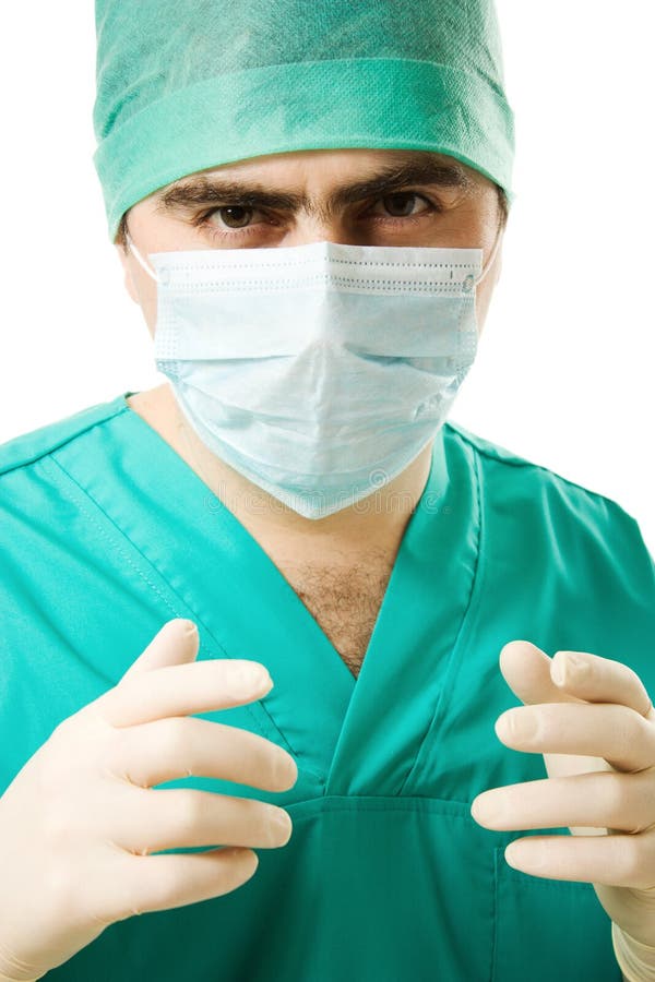 Portrait surgeon man stock photo. Image of care, occupation - 25491120