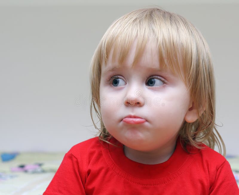 Portrait of the Surprised Kid Stock Photo - Image of cute, expression ...