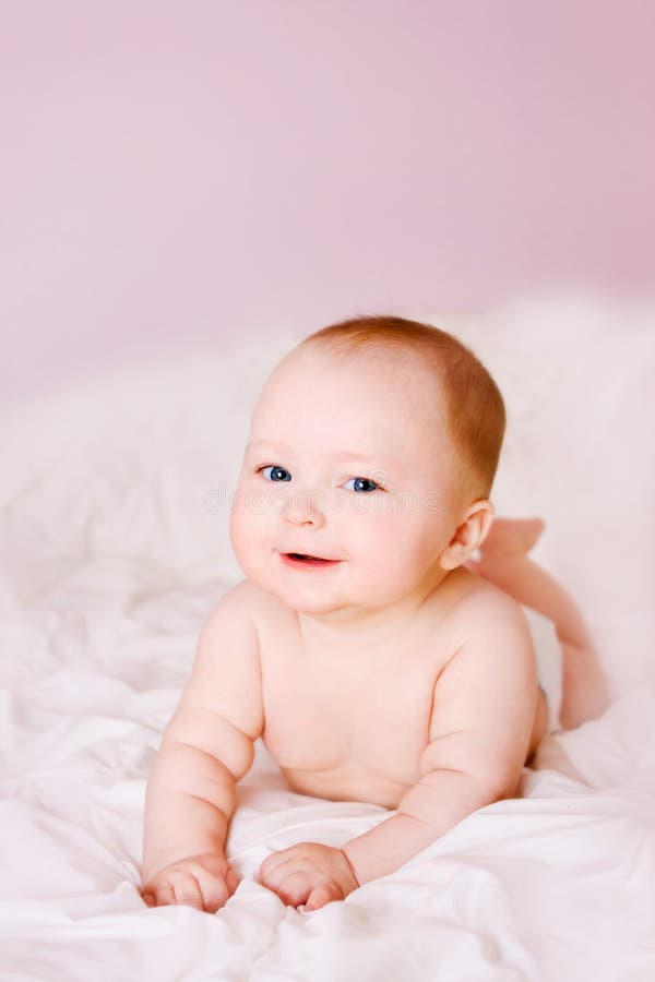 Sweet baby girl stock photo. Image of nice, dress, friendly - 18607306