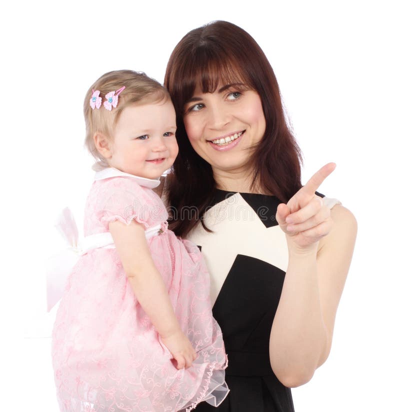 Sweet Mother Holding Its Child Stock Image - Image of holding, leaves ...