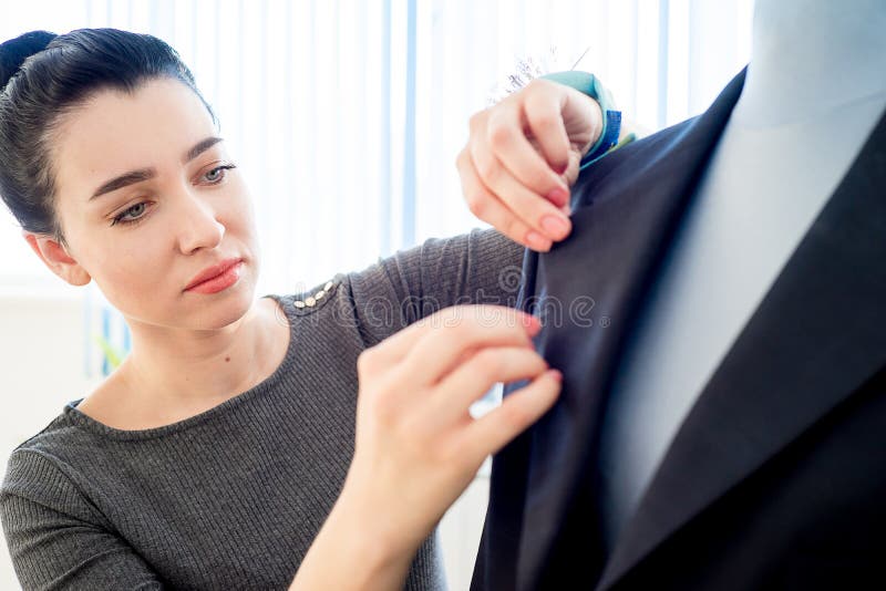 Portrait of a tailor stock photo. Image of workplace - 89730564