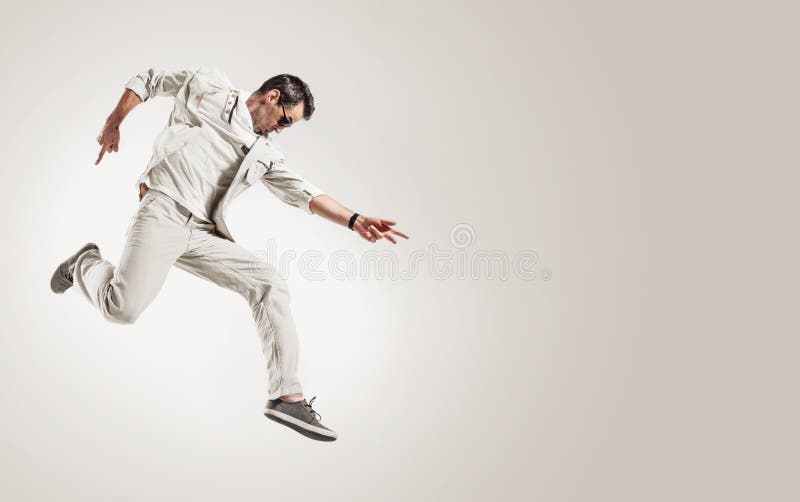 Portrait of a Talented Dancer Making a Dance Move Stock Image - Image ...