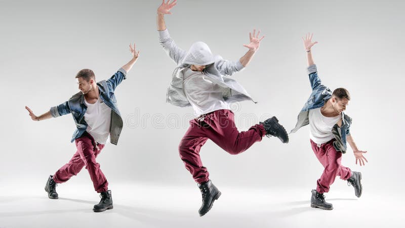 Portrait of a Talented Dancing Guy Stock Image - Image of acrobat ...