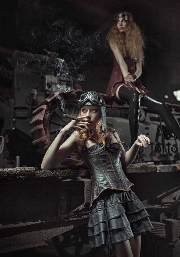 Portrait of the Tank Crew Members Stock Image - Image of pretty, bumper ...