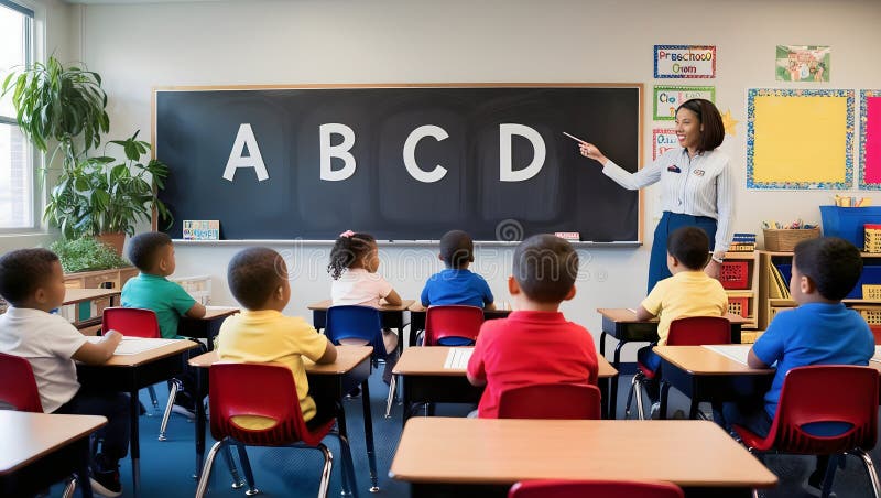 ABCD Learning Kids Book Cover Modern Design Vector Template Layout ...