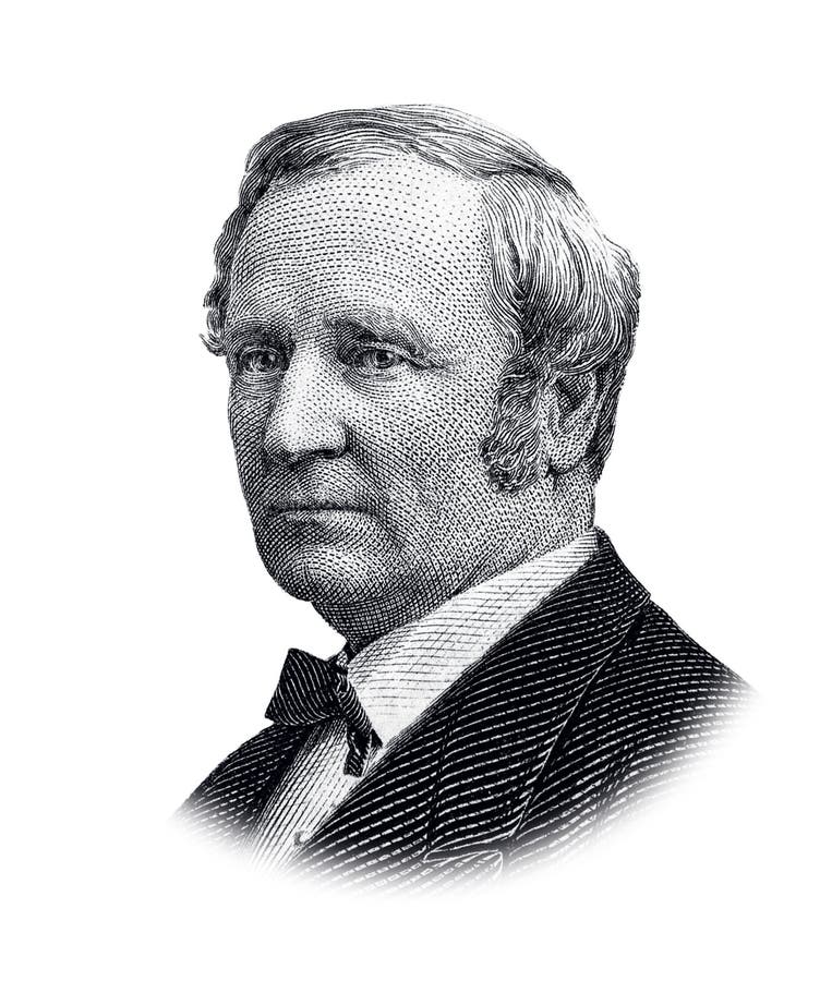 Portrait of Thomas Hendricks Stock Illustration - Illustration of ...