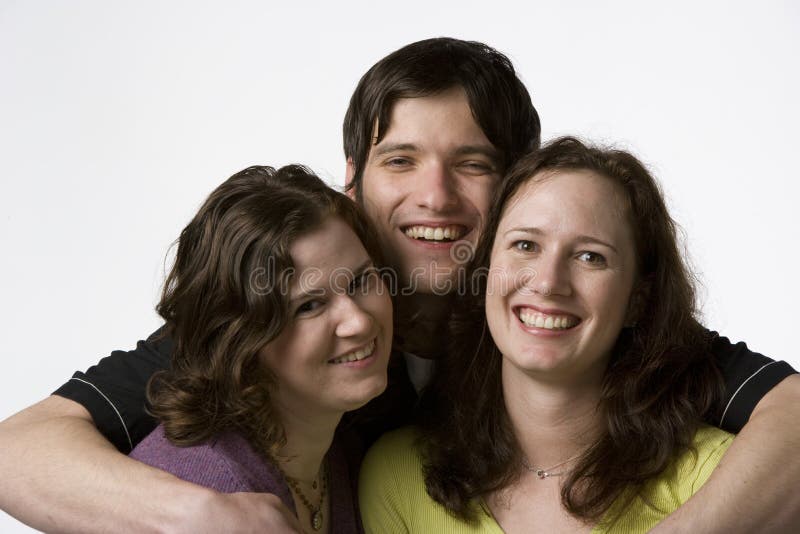 Portrait of Three Adult Siblings Stock Photo - Image of healthy ...