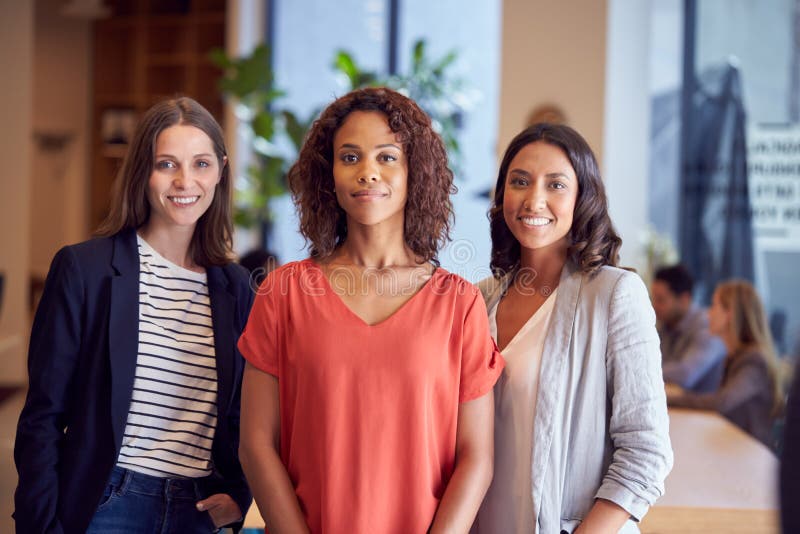 Three Businesswomen at Desk Stock Photo - Image of asian, meeting: 5621036