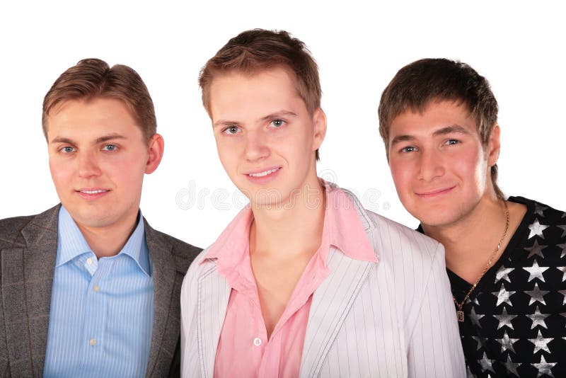 Portrait of three friends stock image. Image of partnership - 5450873
