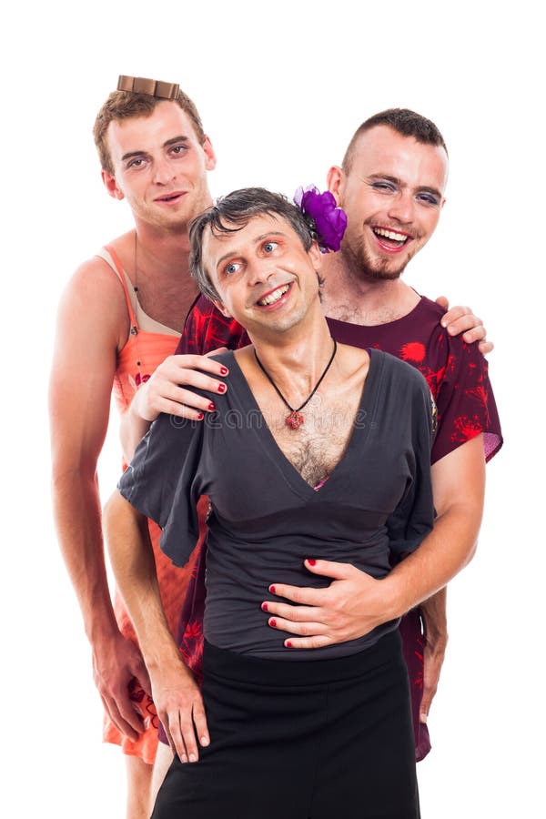 Laughing Transvestites Portrait Stock Image - Image of person ...
