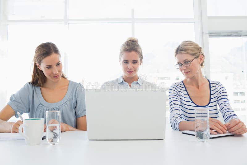 Three people in a meting stock image. Image of communication - 12191511