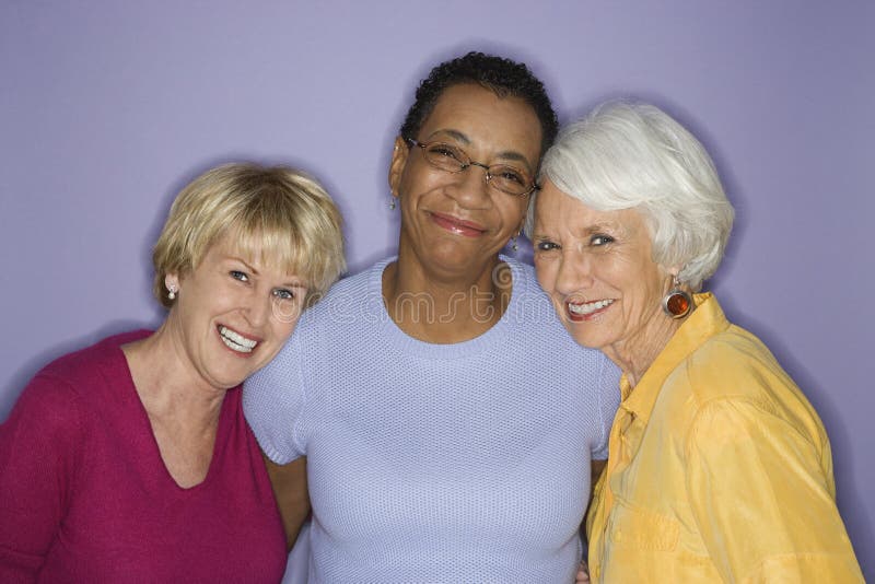 Portrait of three women. stock image. Image of woman, caucasian - 2044827