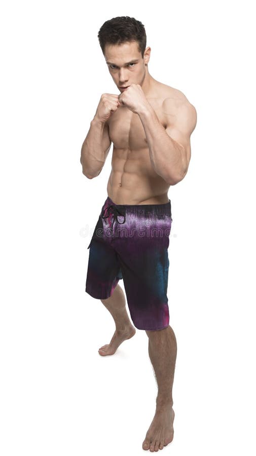 Portrait of Tough Boxing Guy Stock Photo - Image of body, beautiful ...