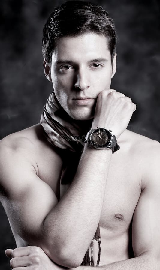 Fashion Shot of a Trendy European Men Stock Photo - Image of jacket ...