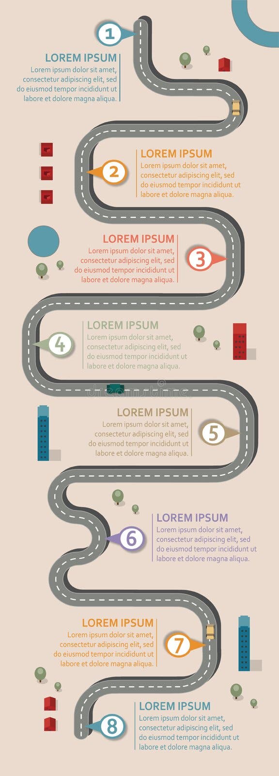 Infographic Eight Points Stock Illustrations – 127 Infographic Eight ...