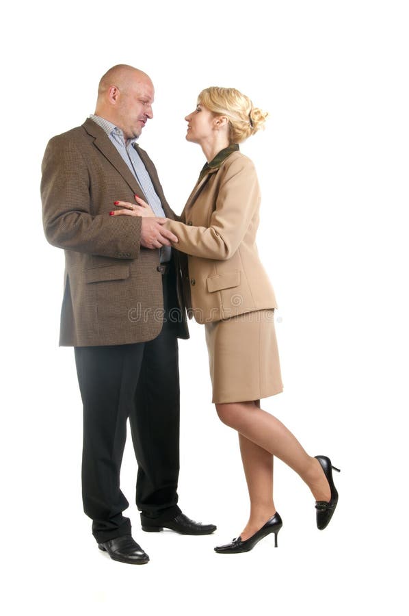 Portrait Of Two Business People Stock Image - Image of friends, person ...