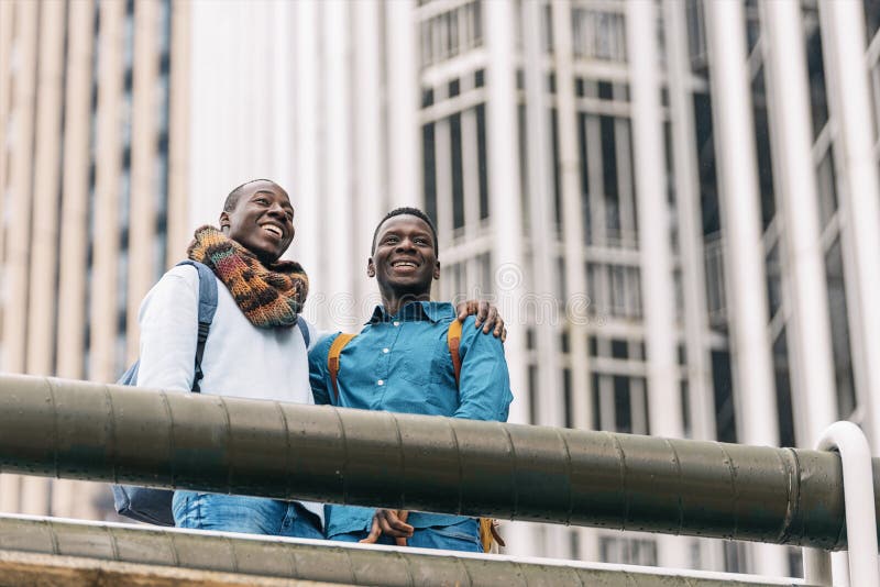 Portrait of two friends. stock photo. Image of handsome - 90092872