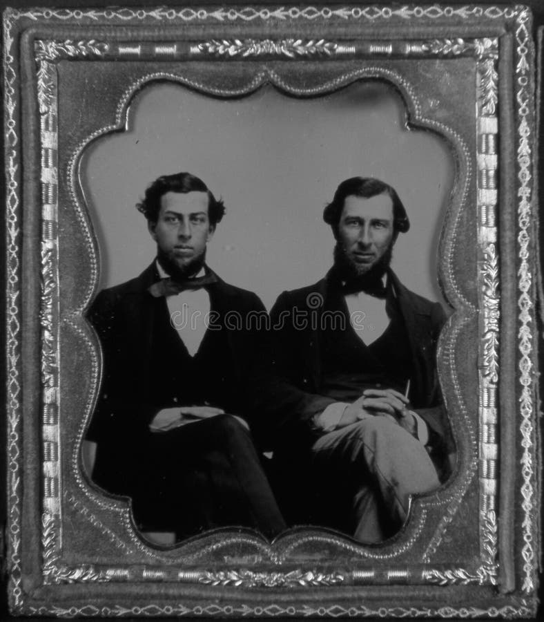 Portrait Of Two Men Picture. Image: 222296308