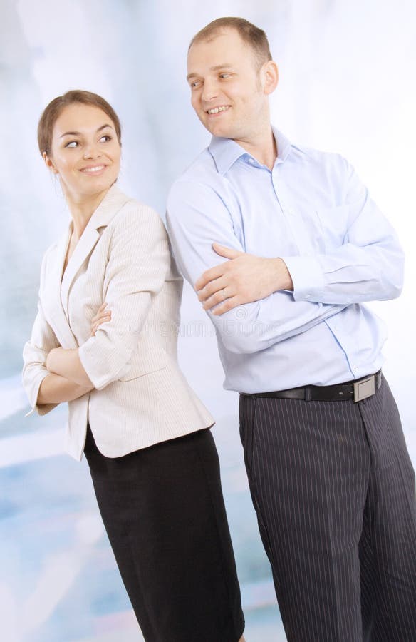 Portrait of Two Smiling Business Colleagues Stock Photo - Image of ... Portrait of Two Smiling Business Colleagues Stock Photo - Image of ...