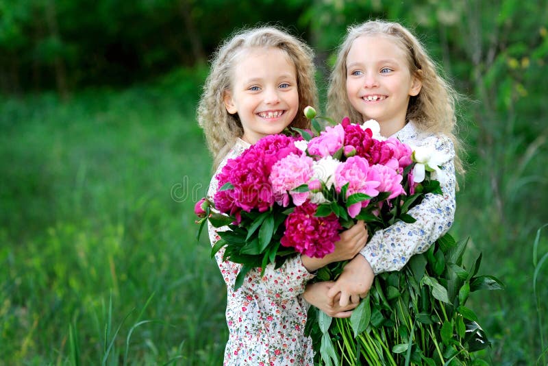 Portrait of two twins stock image. Image of natural, twins - 32604271