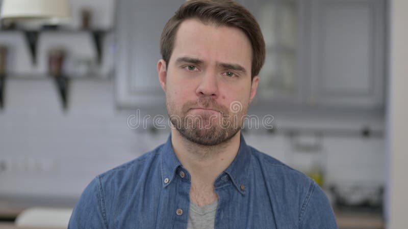 Portrait of Upset Young Man Get Disappointed Stock Photo - Image of ...