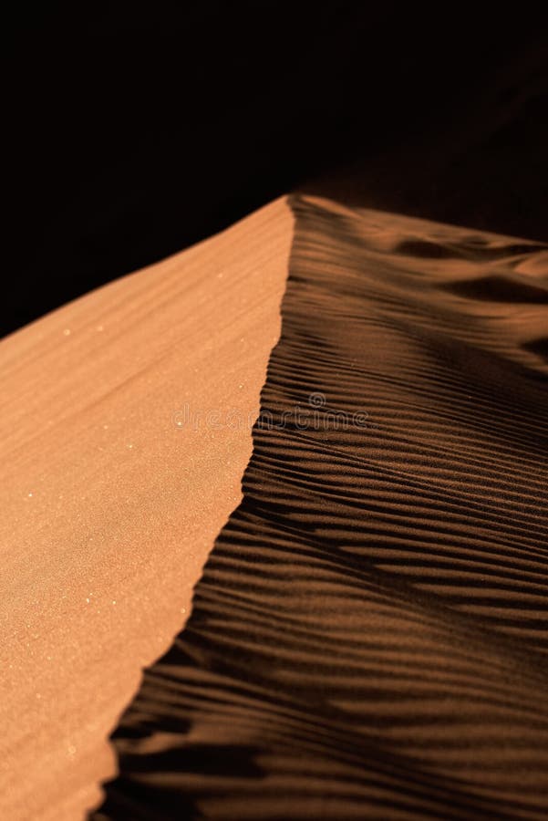 Fine Red Sand of Namib Desert, Namibia Stock Image - Image of closeup ...