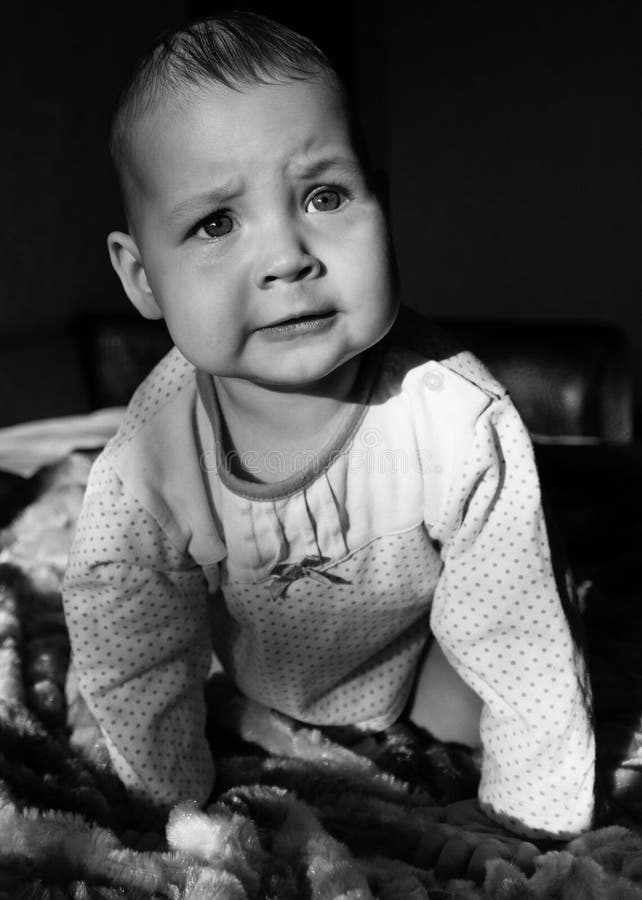 Portrait of a Very Beautiful Cute Baby Stock Image - Image of soft ...