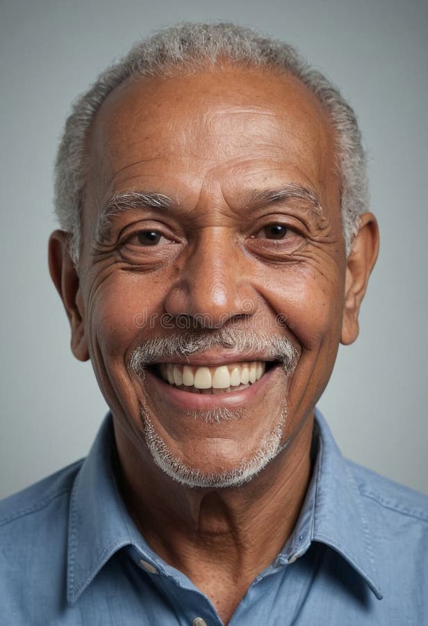 Portrait View of a Regular Happy Smiling Belize Oldman, Ultra Realistic ...