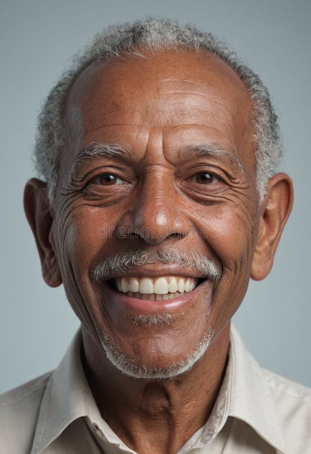 Portrait View of a Regular Happy Smiling Belize Oldman, Ultra Realistic ...
