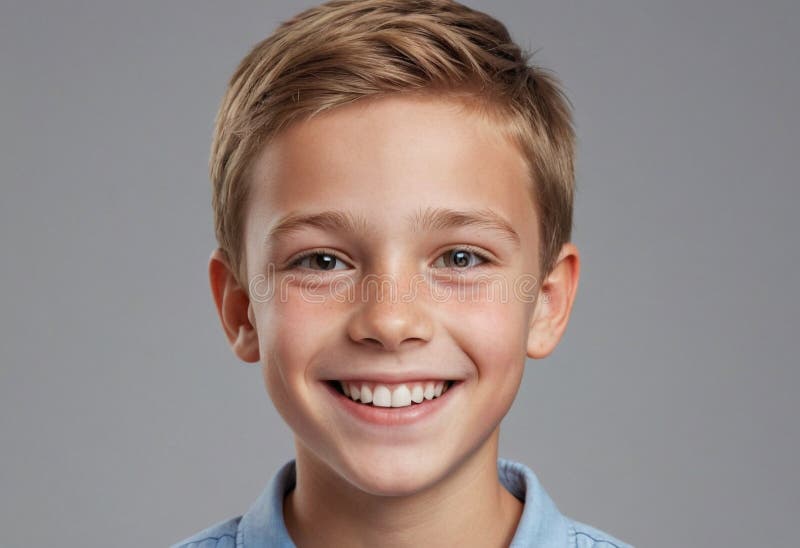 Portrait View of a Regular Happy Smiling Chad Stock Illustration ...